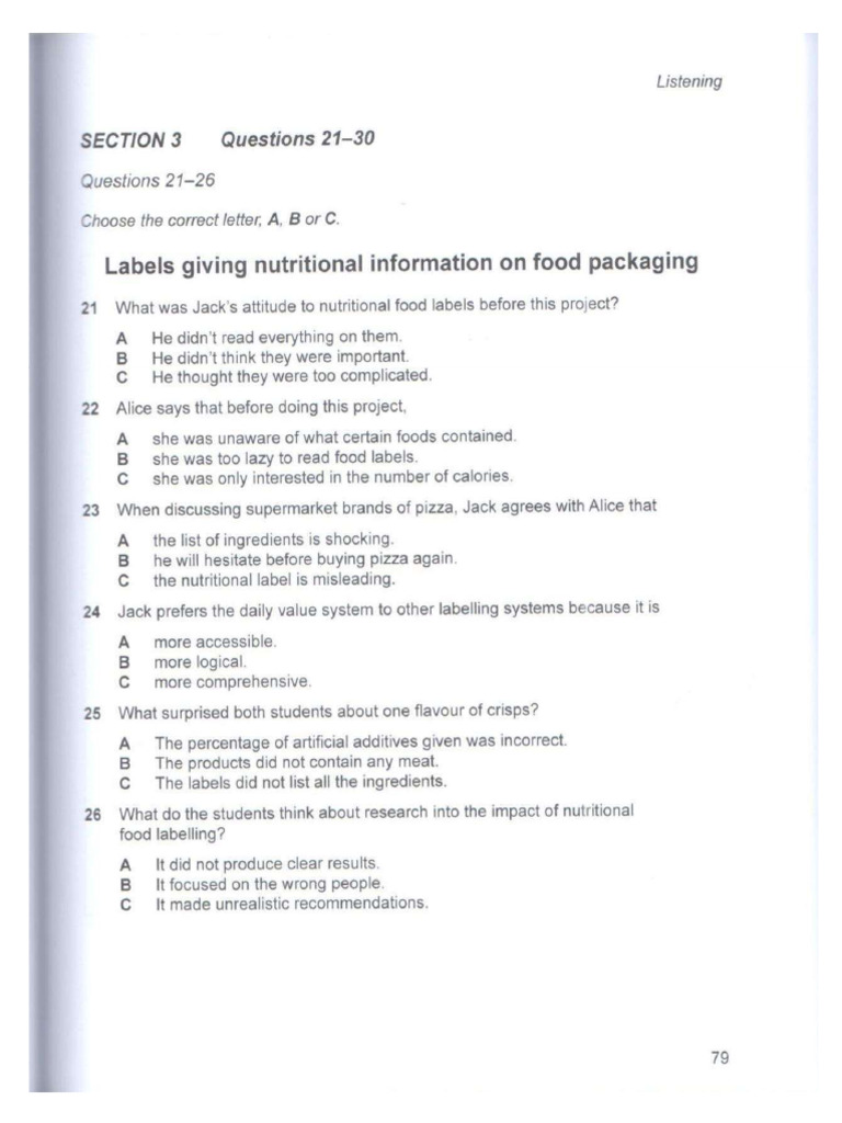 Unit 6 - Week 1 - Listening Practice | PDF