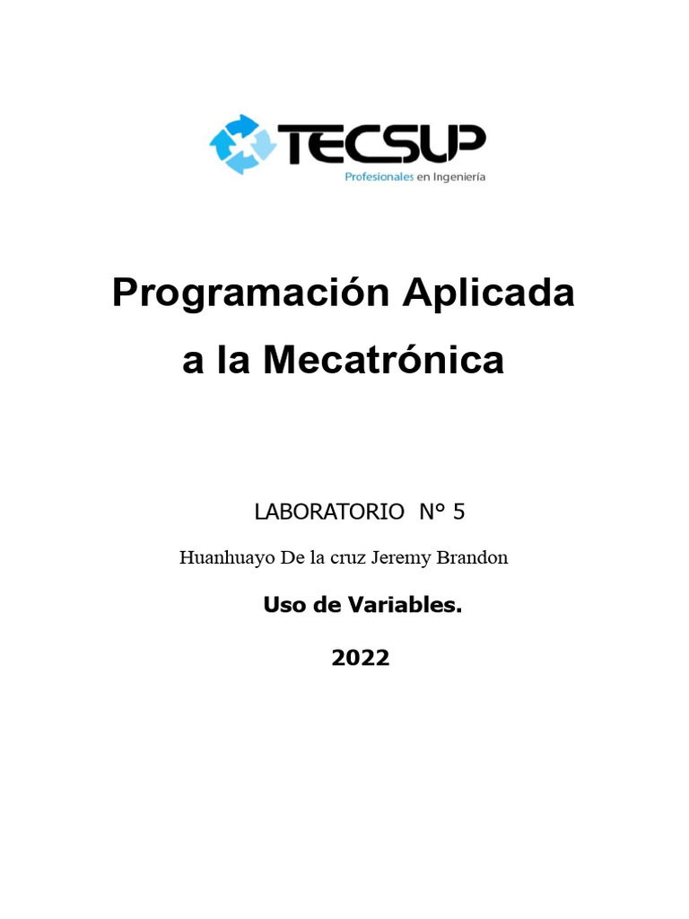 Glab S05 Cotiniano 2022 01 | PDF | Programa de computadora | Programación