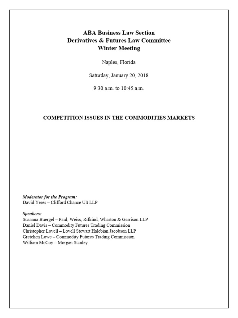 COMPLETE Competition Materials | PDF | Sherman Antitrust Act ...