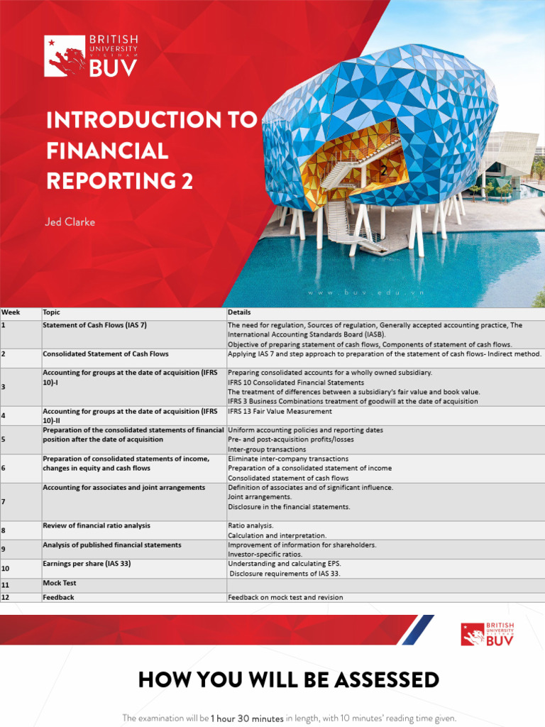 Intro To Financial Reporting 2 | PDF | International Financial Reporting Standards | Cash Flow ...