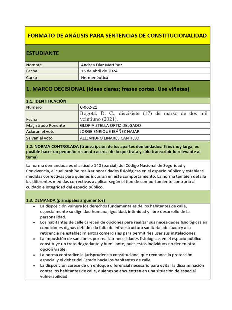 Sentencia C-062-21 | PDF | Caso de ley | Constitución