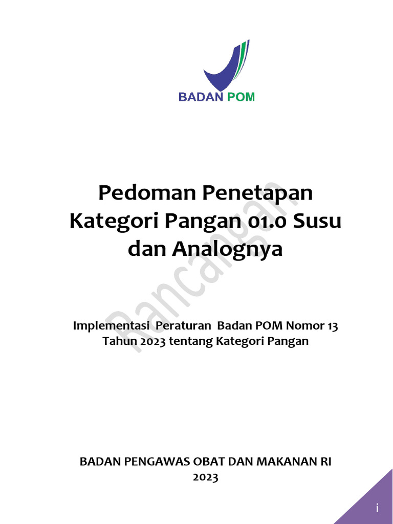 Draft Pedoman Implementasi KP 01 - As of 020823 | PDF