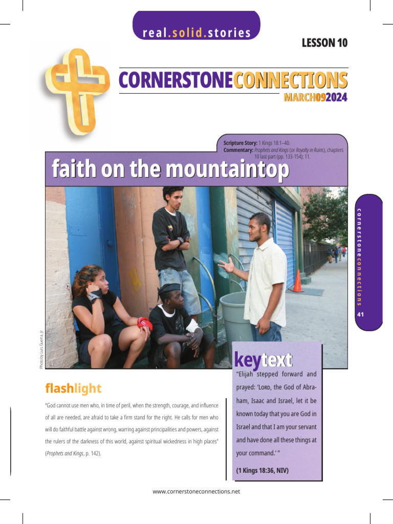 Faith On The Mountaintop | PDF | Elijah | Bible Content