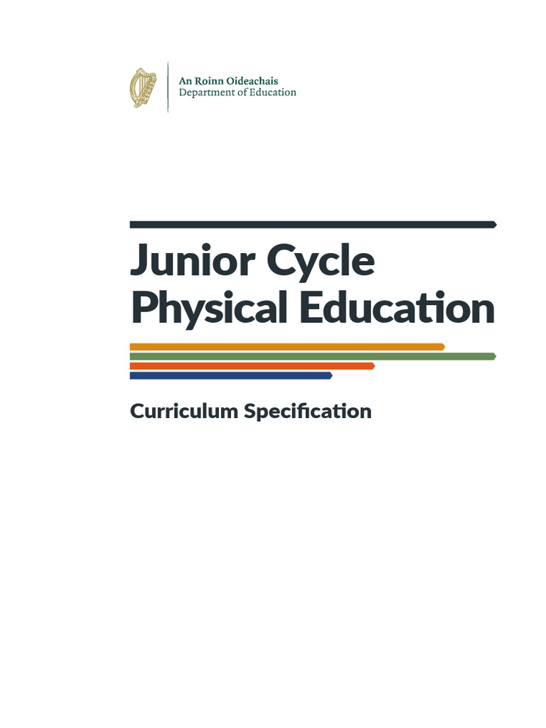 Junior Cycle Physical Education Specification Oct 2022 | Download Free ...