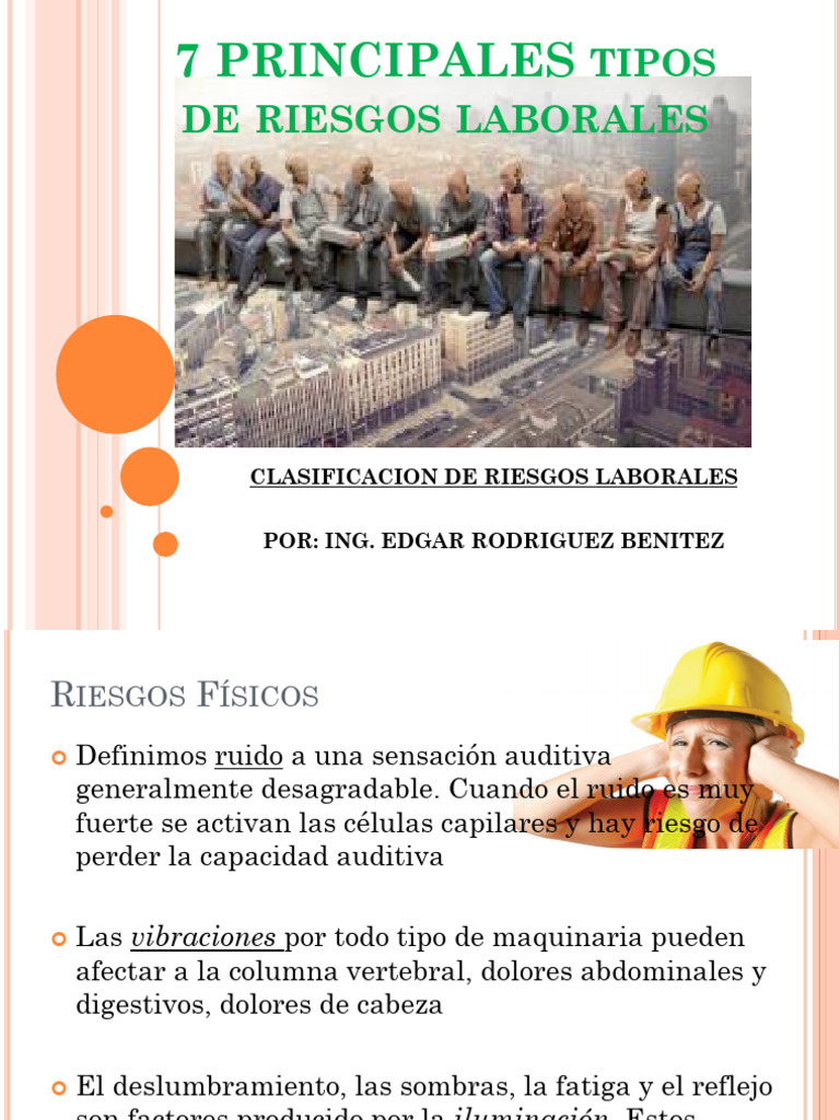 7 Tipos de Riesgos Laborales - PDF - 011414 | PDF | Especialidades Medicas