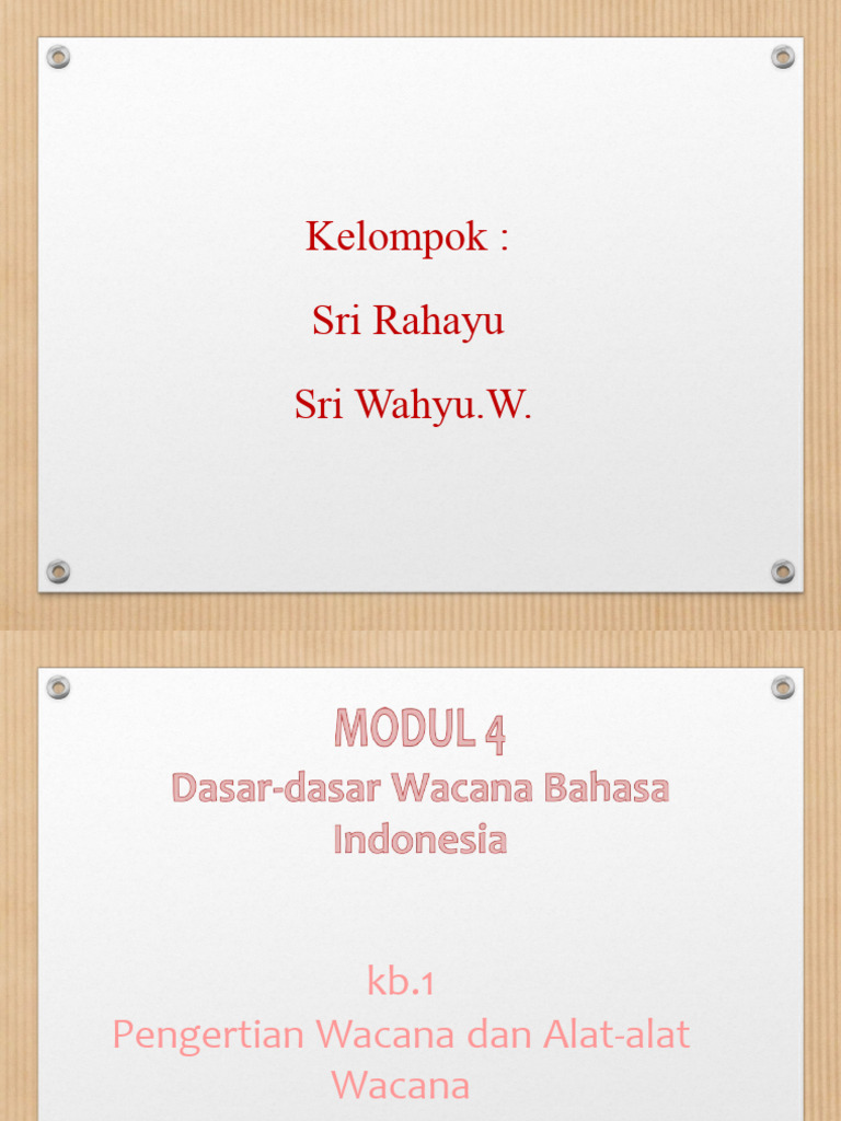 Modul 4 BIN | PDF | Seni & Disiplin Bahasa