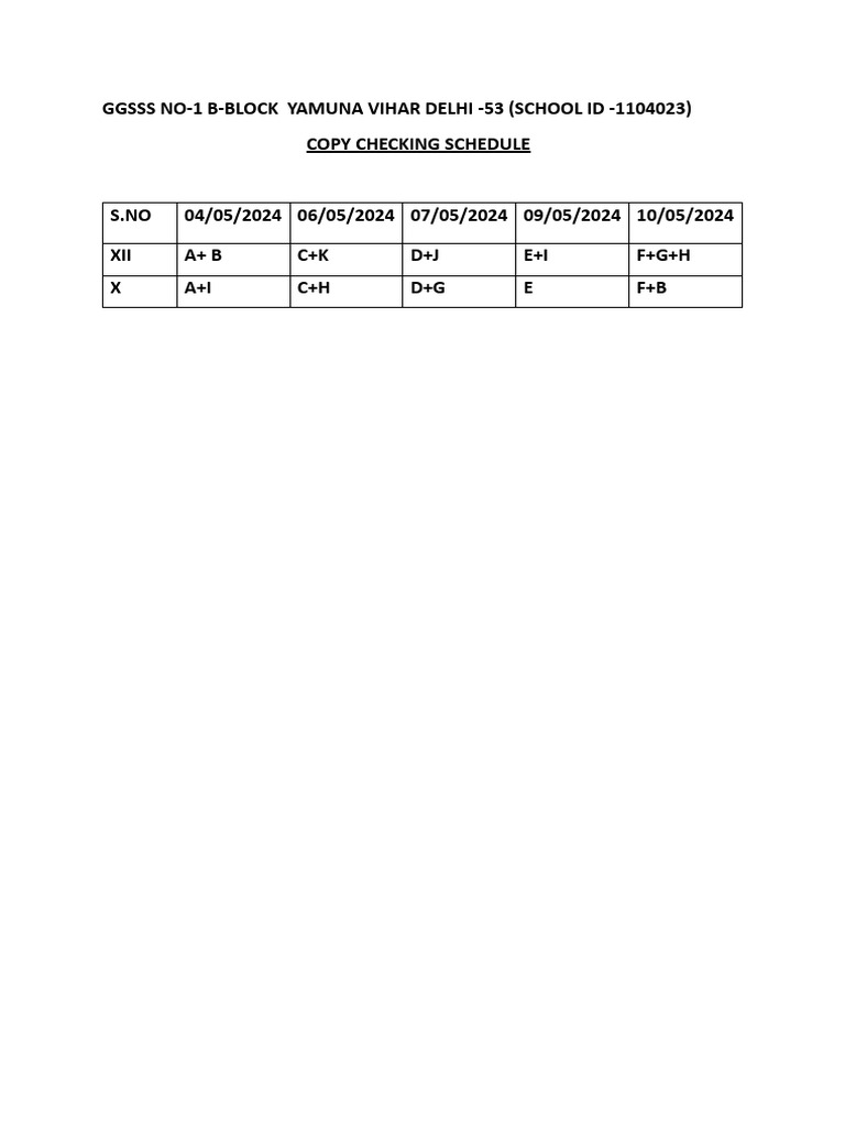 Copy Checking 1 | PDF