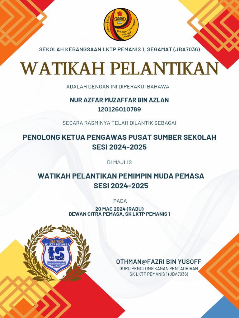 (Bulk 1) Red and Blue Minimal Modern Certificate of Appreciation - Potrait | PDF