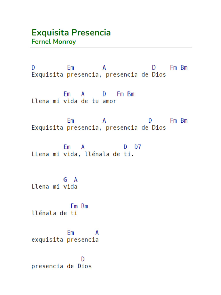 Exquisita Presencia | PDF
