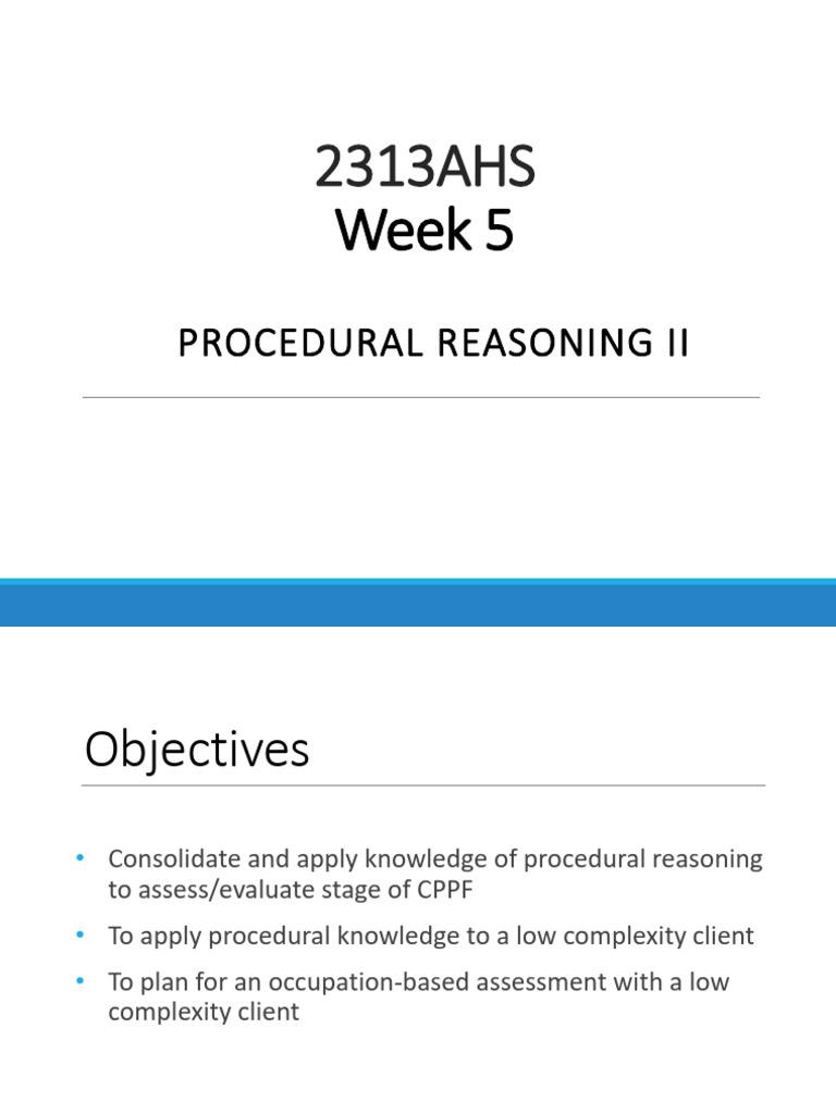 Procedural Reasoning in OT | PDF | Reason | Knowledge
