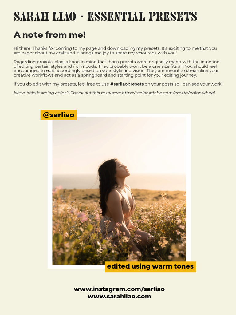 A special note from me! | PDF