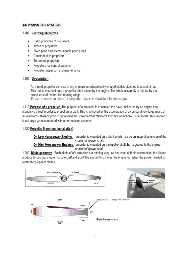Aircraft Propeller | PDF | Propeller | Aircraft