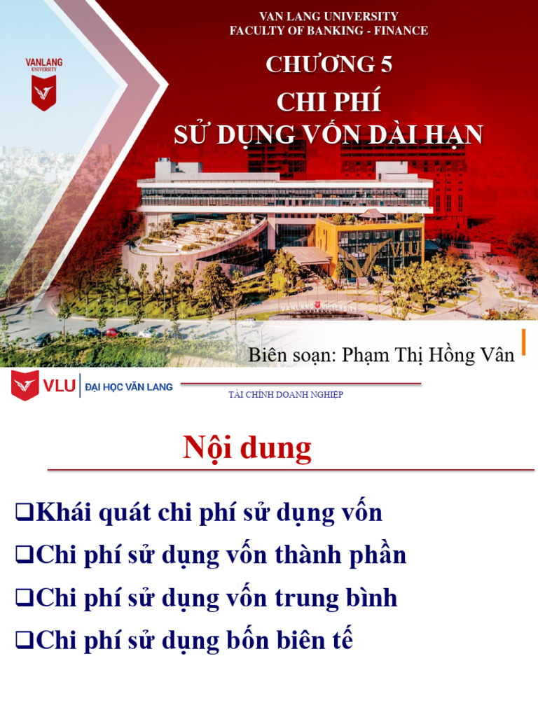 SV - K28 - TCDN - C5 - CP SỬ DỤNG VỐN DÀI HẠN | PDF