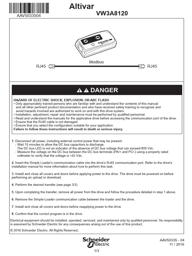 Altivar Drive Installation Guide | PDF | Voltage | Electronics