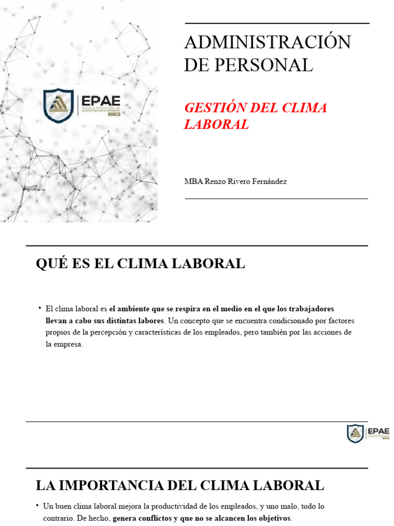 Clima Laboral: Claves y Factores Clave | PDF | Business | Clima