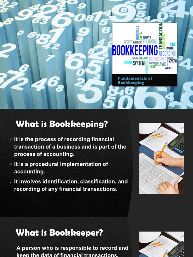 Bookkeeping Presentation | PDF