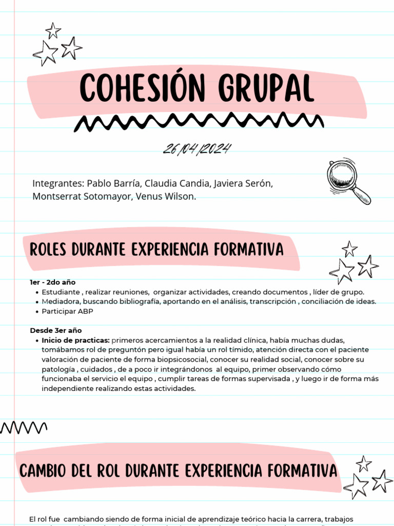 Cohesion Grupal | PDF | Aprendizaje | Ciencias del comportamiento