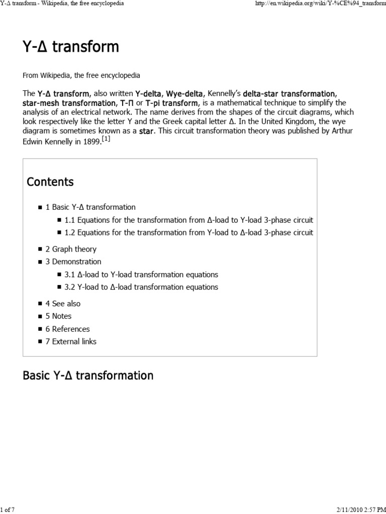 Y - Transform - Wikipedia, - DR Aung Win Htut | PDF | Electronic ...