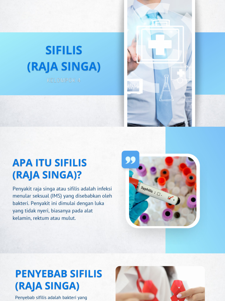 Presentasi Sifilis | PDF | Sains & Matematika