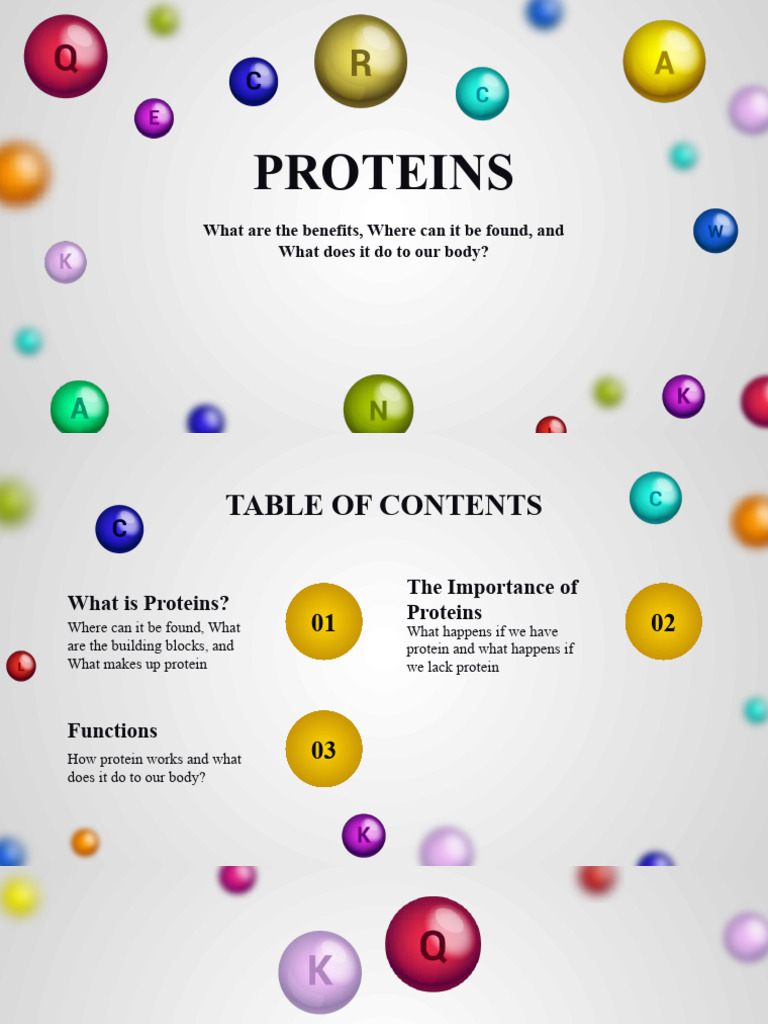 Proteins Presentation | PDF | Proteins | Amino Acid