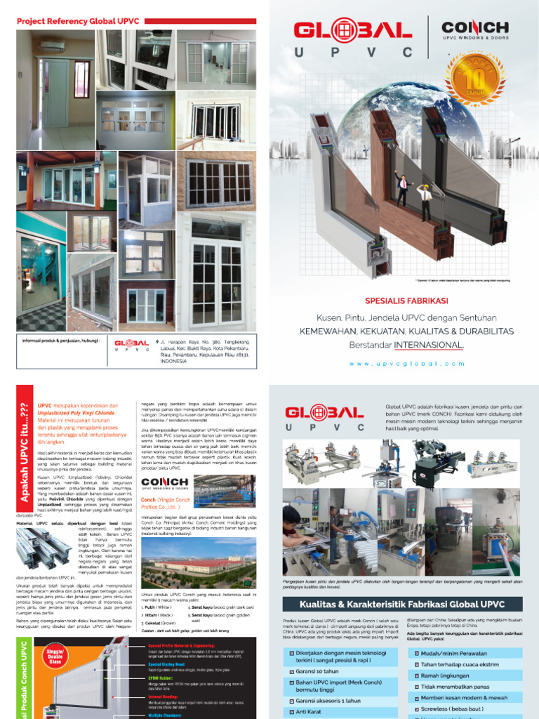 Brochure Global Upvc | PDF