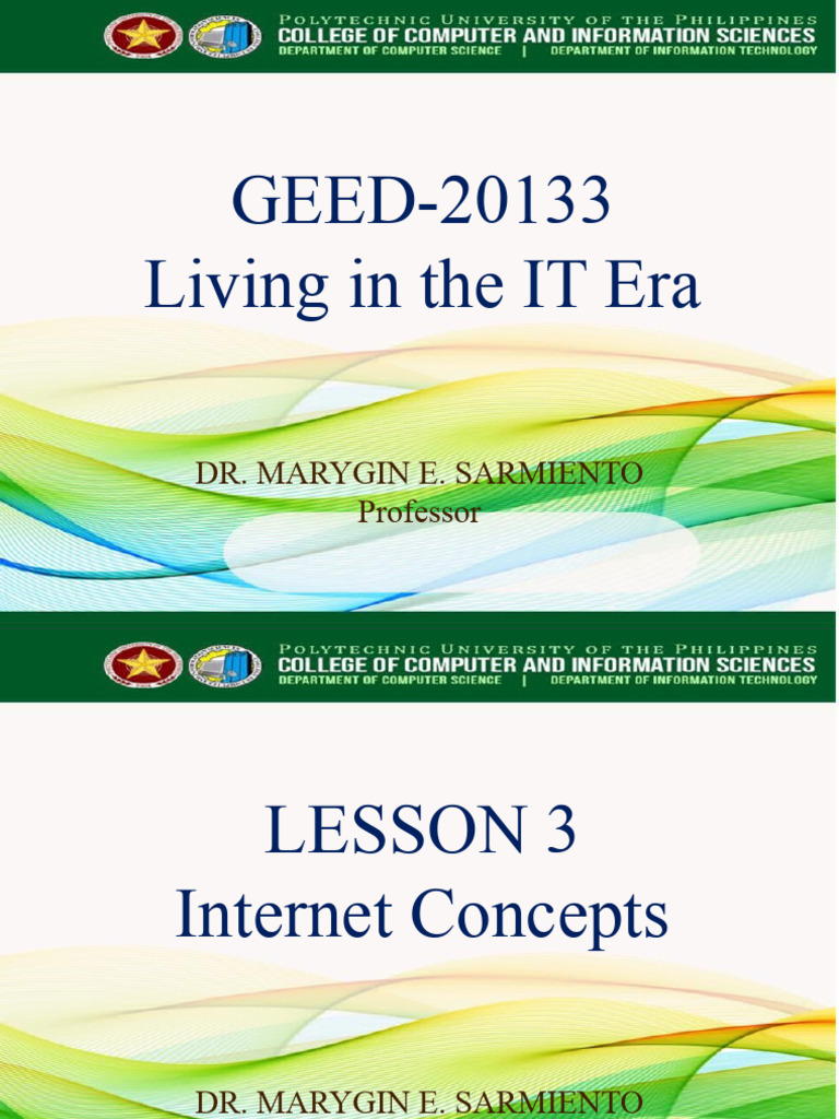 Lesson3 - The Web and The Internet | PDF | World Wide Web | Internet & Web