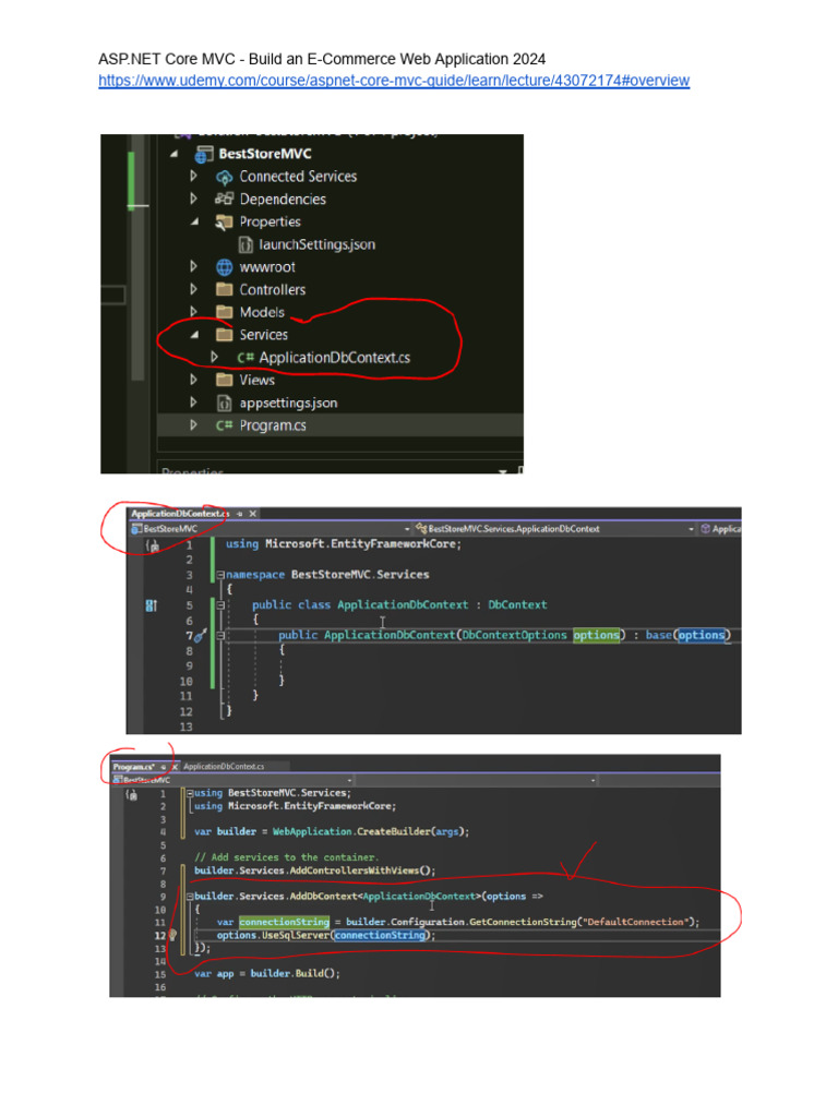 ASP.NET Core MVC E-Commerce Guide | PDF