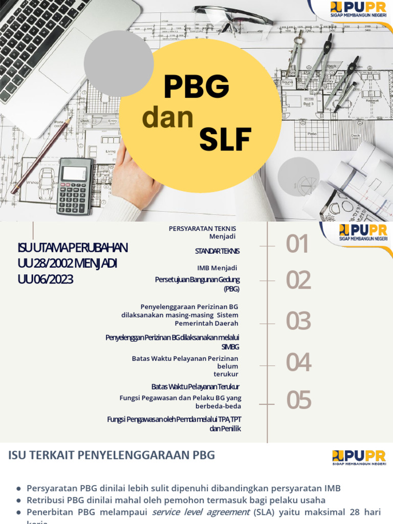 FGD PP16-2021 - Substansi Peraturan Perundang-Undangan Terkait PBG & SLF | PDF