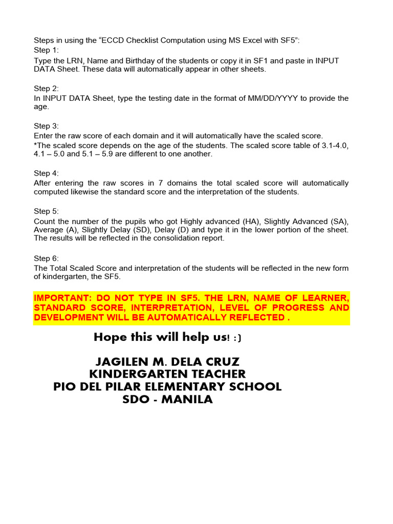 Automatic ECCD | PDF