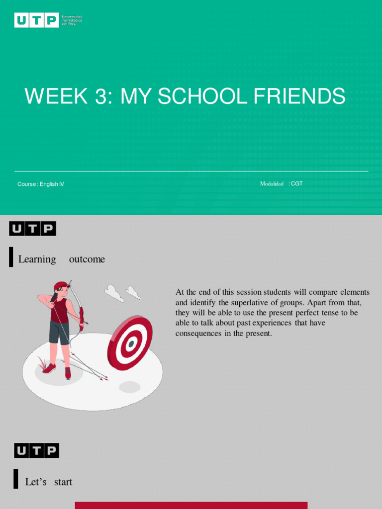 Semana 03 - PPT Sesión Presencial English IV | PDF | Grammar | Linguistics