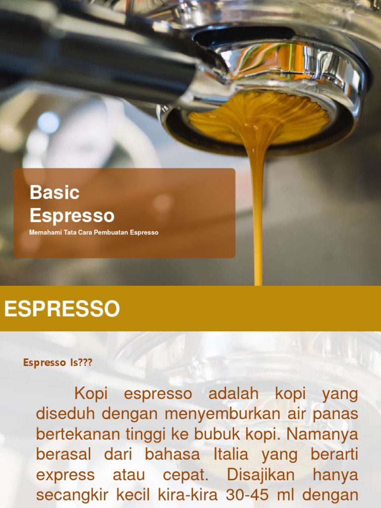 Basic Espresso | PDF