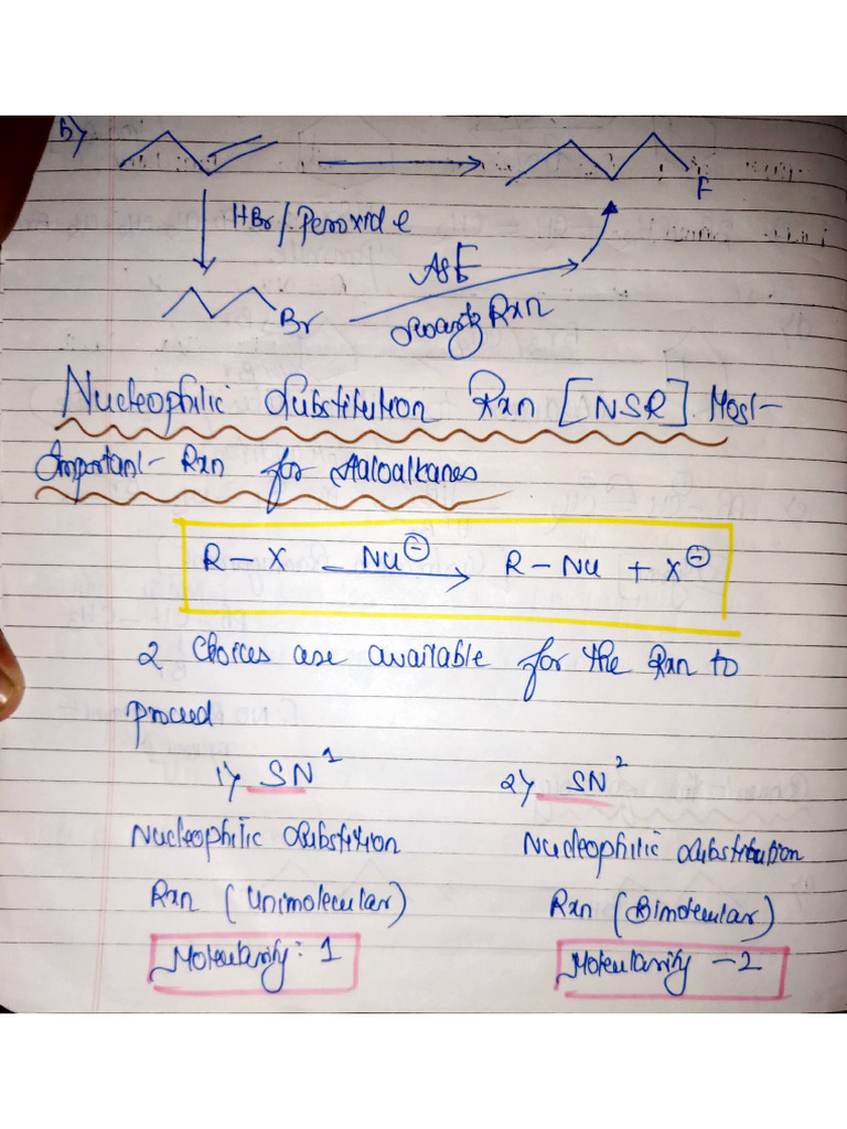 SN1 & SN2 & Other Reactions | PDF