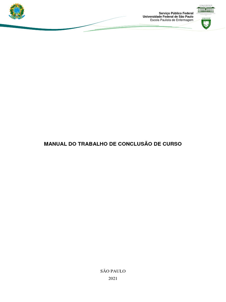 Manual Do TCC 03-02-2023 | PDF | Enfermagem | Turnitin