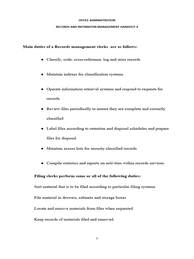 Records Management and Filing Guide | PDF | Microform | Computer File