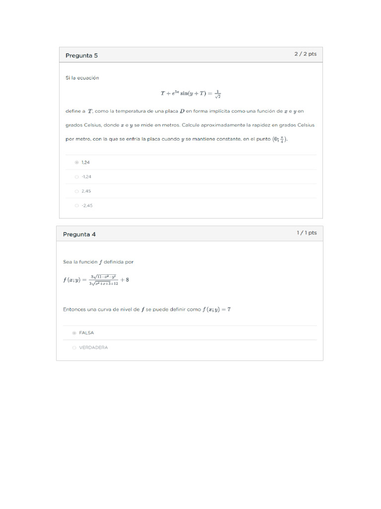 Ex01 Calculo de Varias Variables | PDF