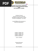 Practical Research 1 Paper Format | PDF | Research Design | Data Analysis