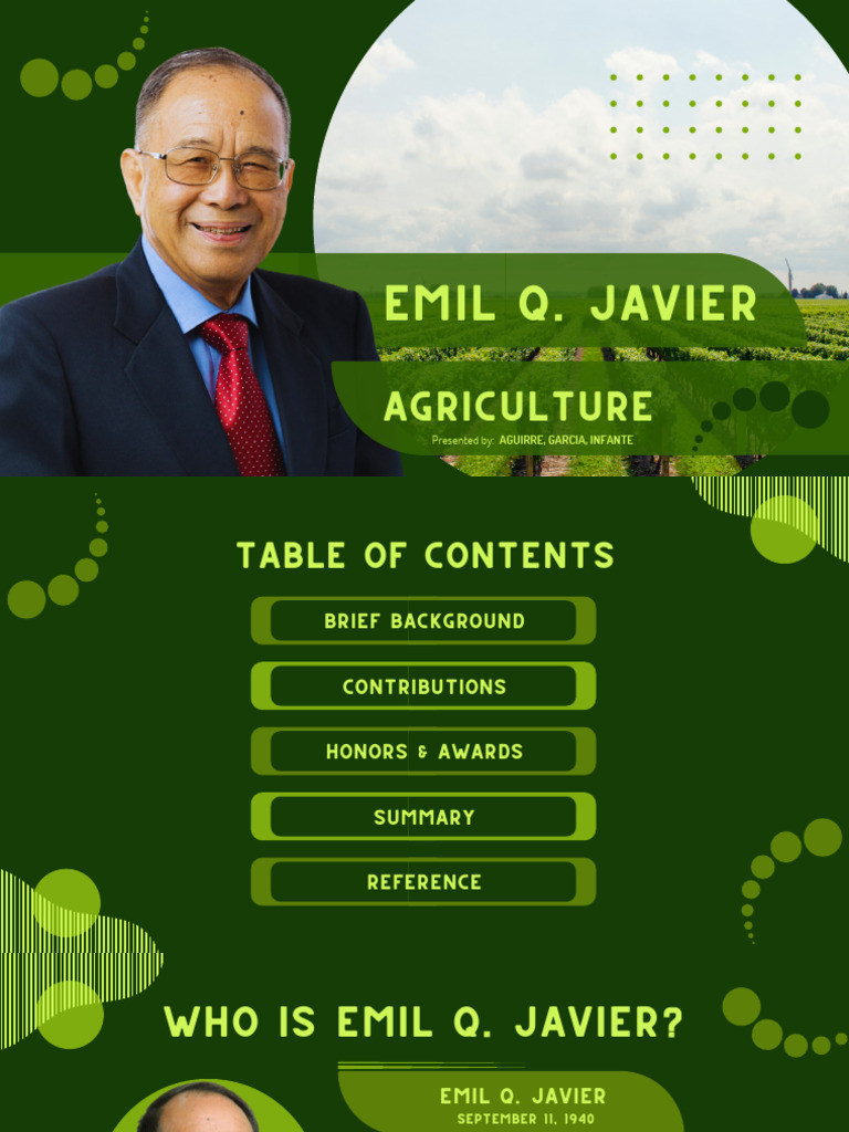 Emil Javier Final | PDF | Philippines | Agriculture