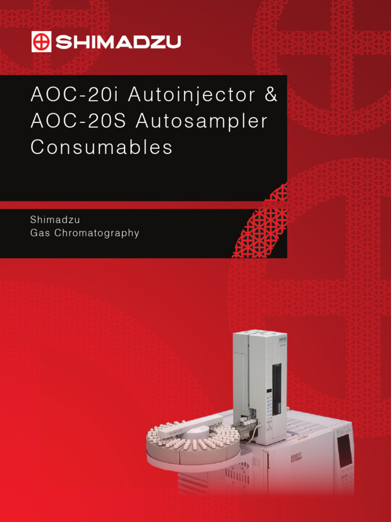 Consumable - AOC-20 | PDF | Gas Chromatography | Gas Chromatography–Mass Spectrometry