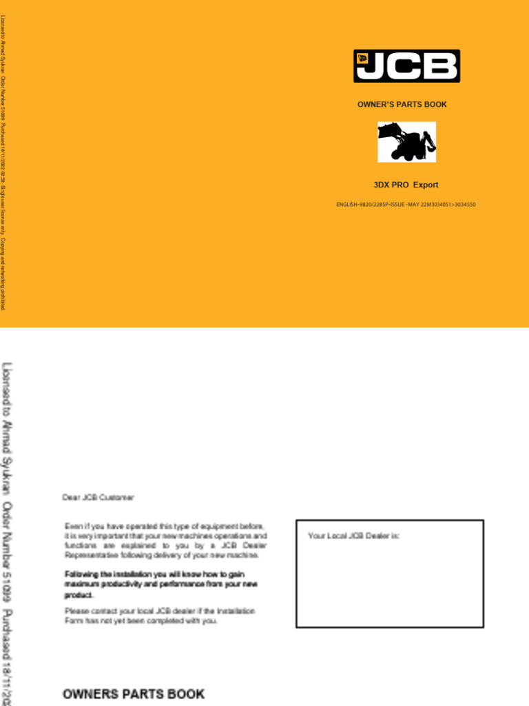 Part Book Katalog JCB | Download Free PDF | Window | Door