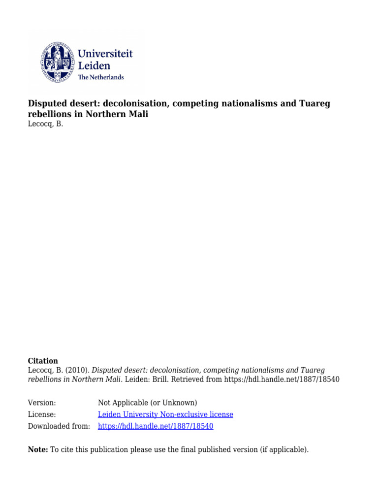 1887 - 18540-Disputed Desert - Decolonisation, Competing Nationalisms ...