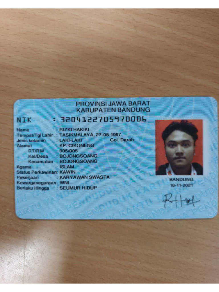 KTP Rizki Hakiki | PDF