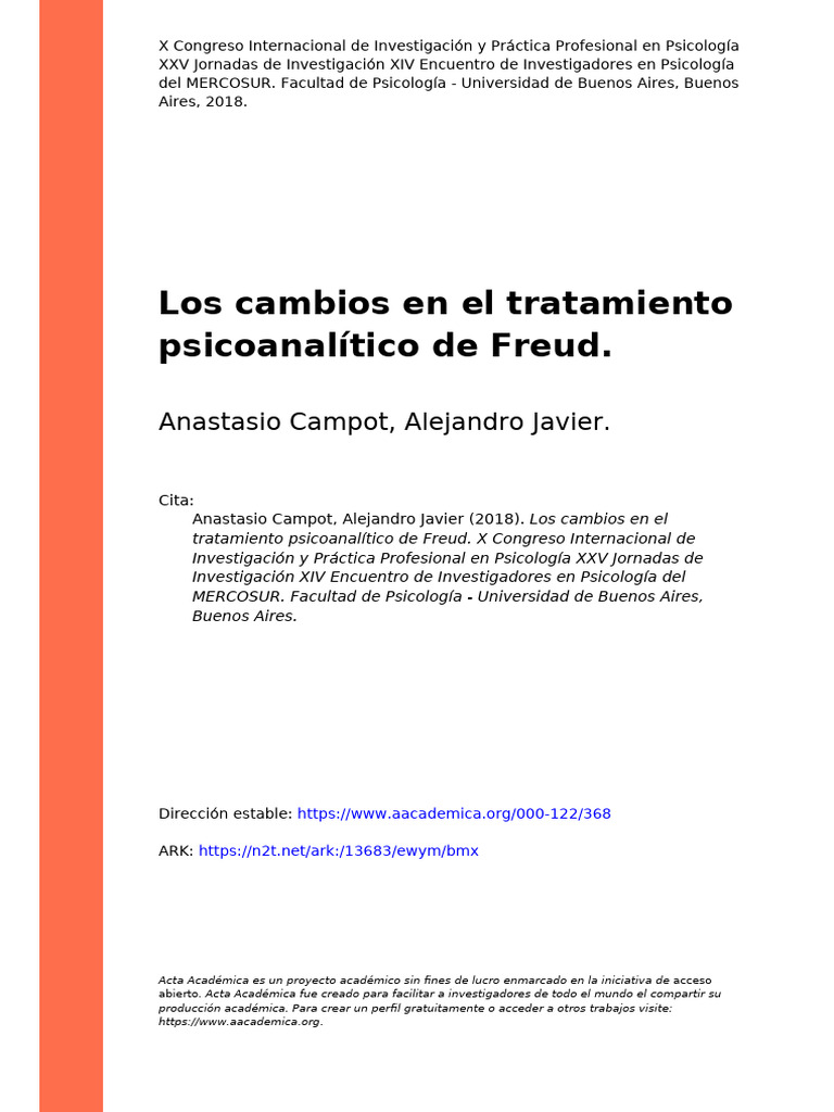 Anastasio Campot, Alejandro Javier (2018) - Los Cambios en El ...