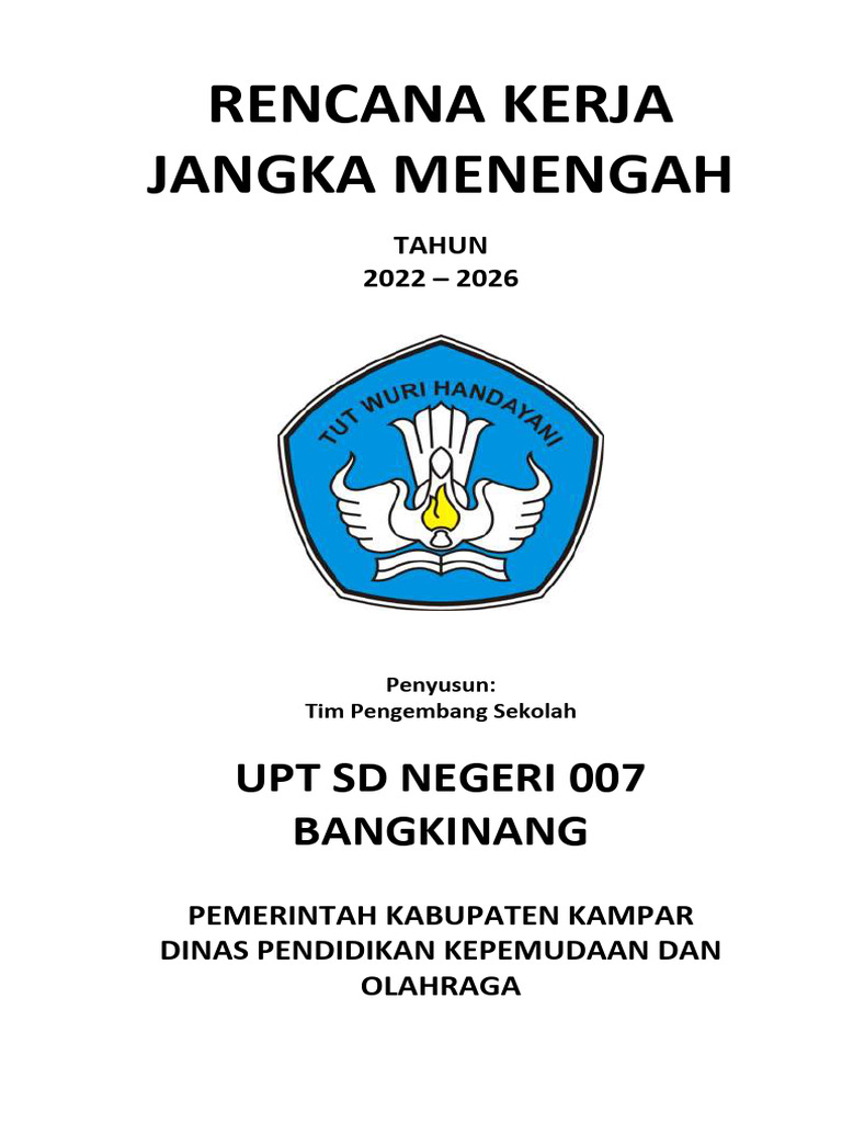 RKJM 2022-2026 Upt SD Negeri 007 Bangkinang | PDF