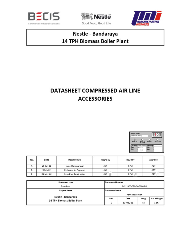 BCI11N03-070!04!0004-DS - Datasheet Compressed Air Line Accessories - 0 | PDF | Applied And ...