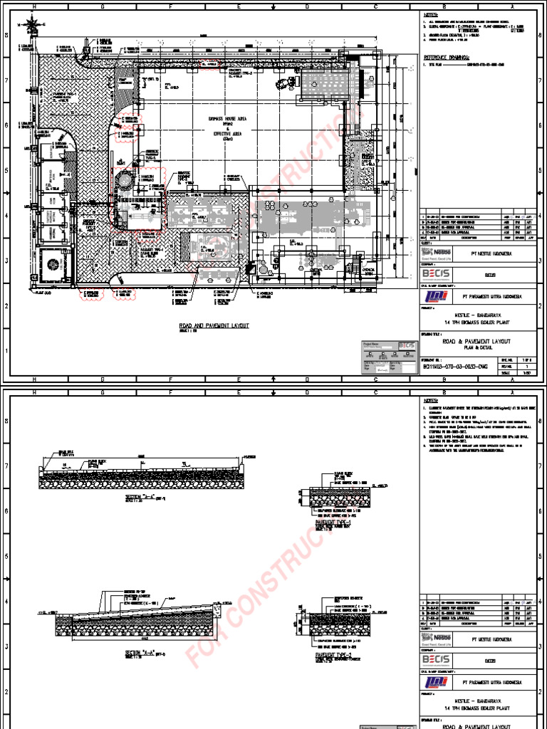 BCI11N03-070!03!0032-DWG - Road - Pavement Layout Plan - Detail - 1 | PDF