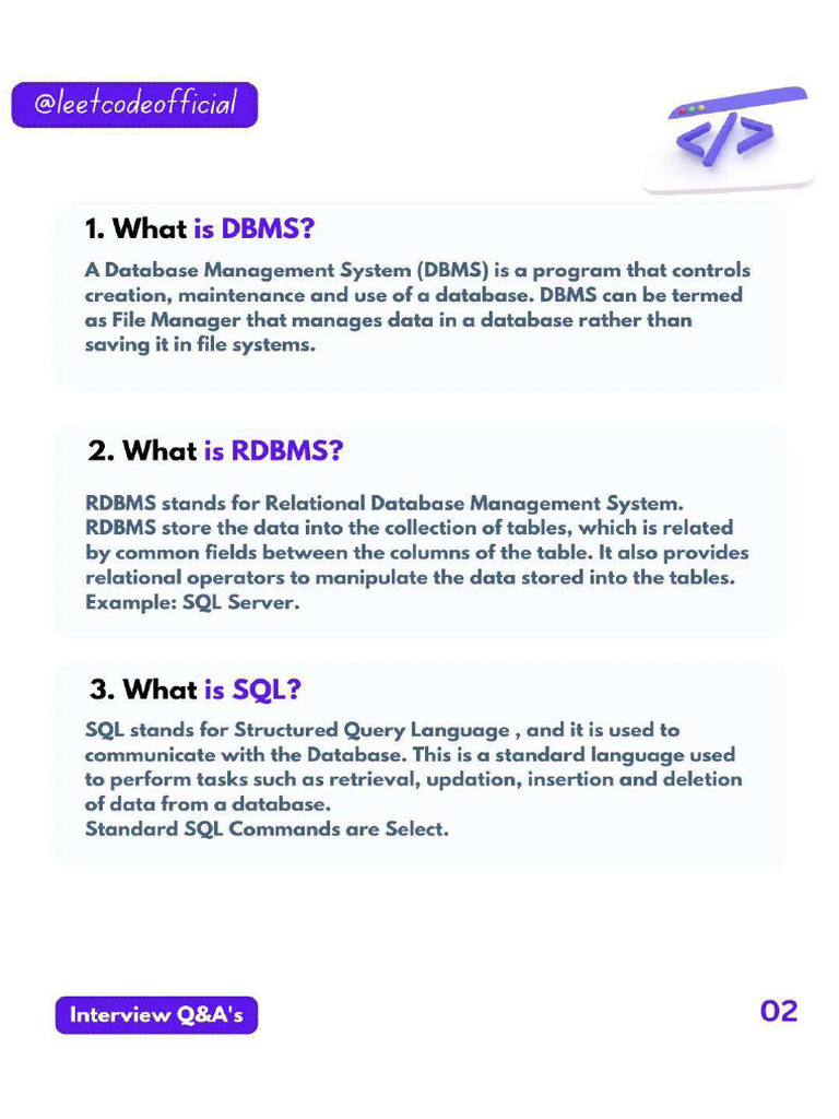 DBMS Questions | PDF