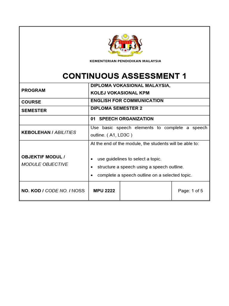 Continuous Assessment 1 (2022) | PDF | Friendship | Cognition