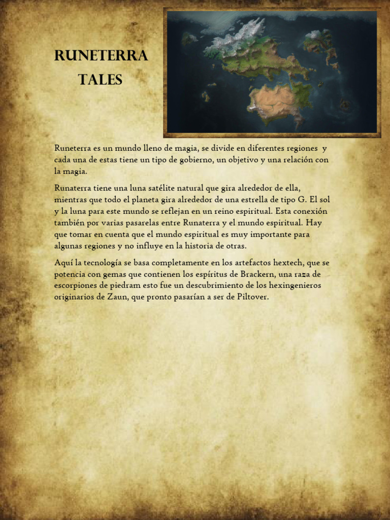 Runeterra Tales | PDF | Humano