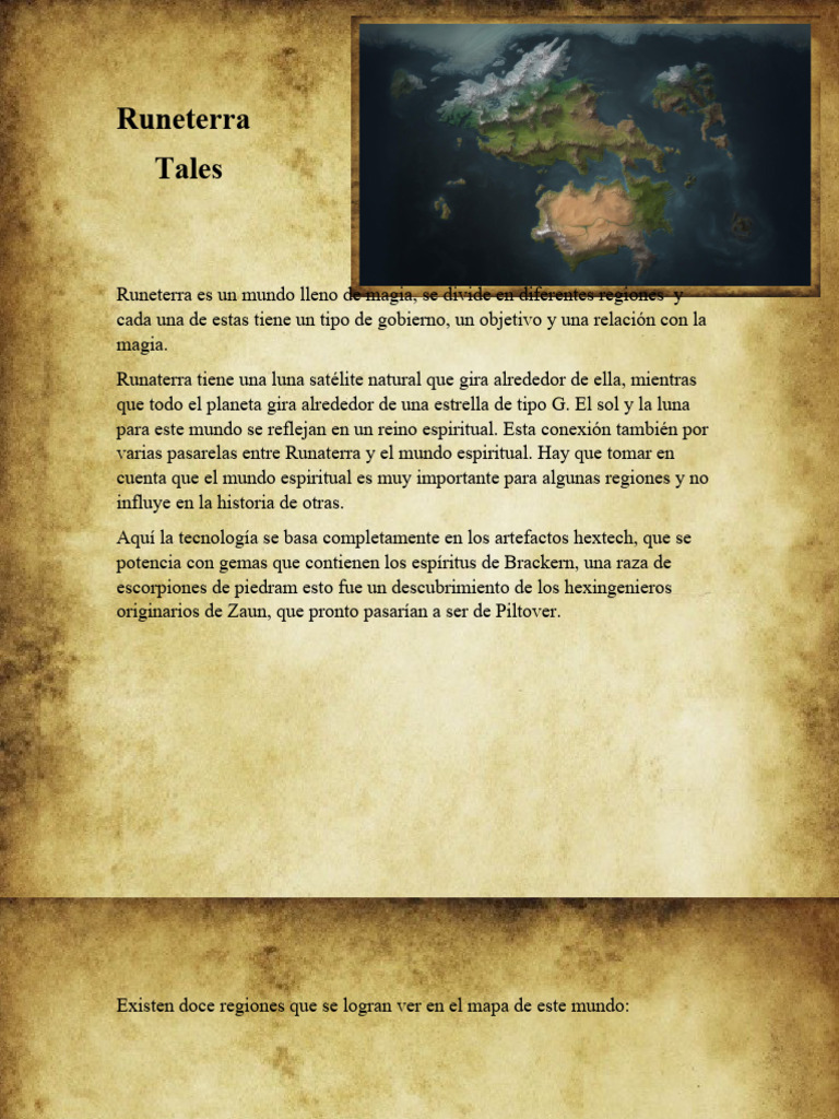 Runeterra Tales | PDF | Humano