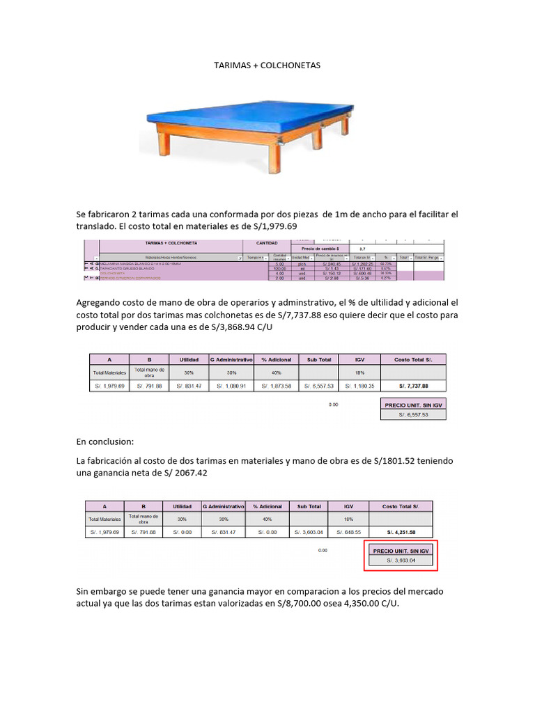 TARIMA | PDF | Tecnología